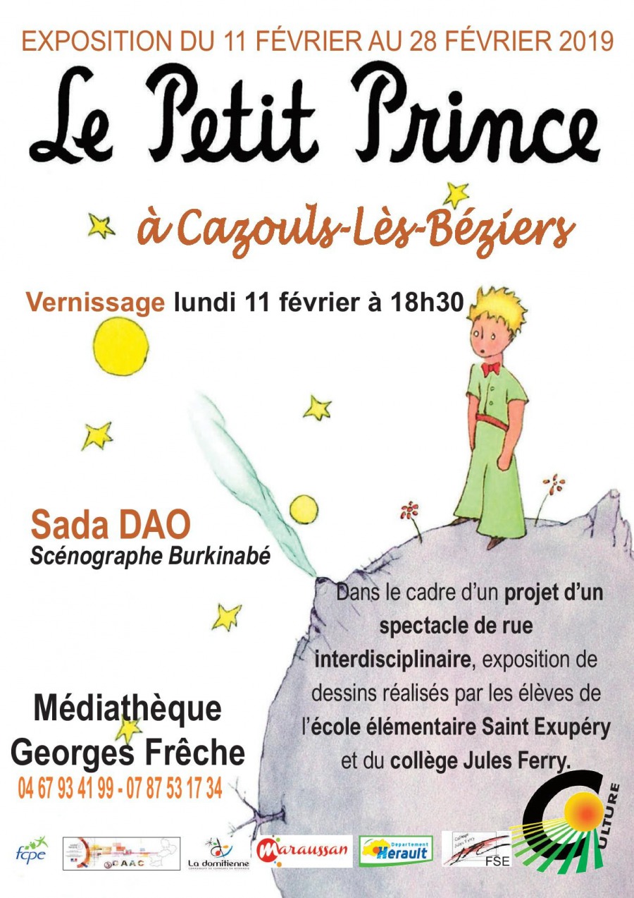 Evènements à venir - Exposition - Le Petit Prince - Cazouls-lès-Béziers
